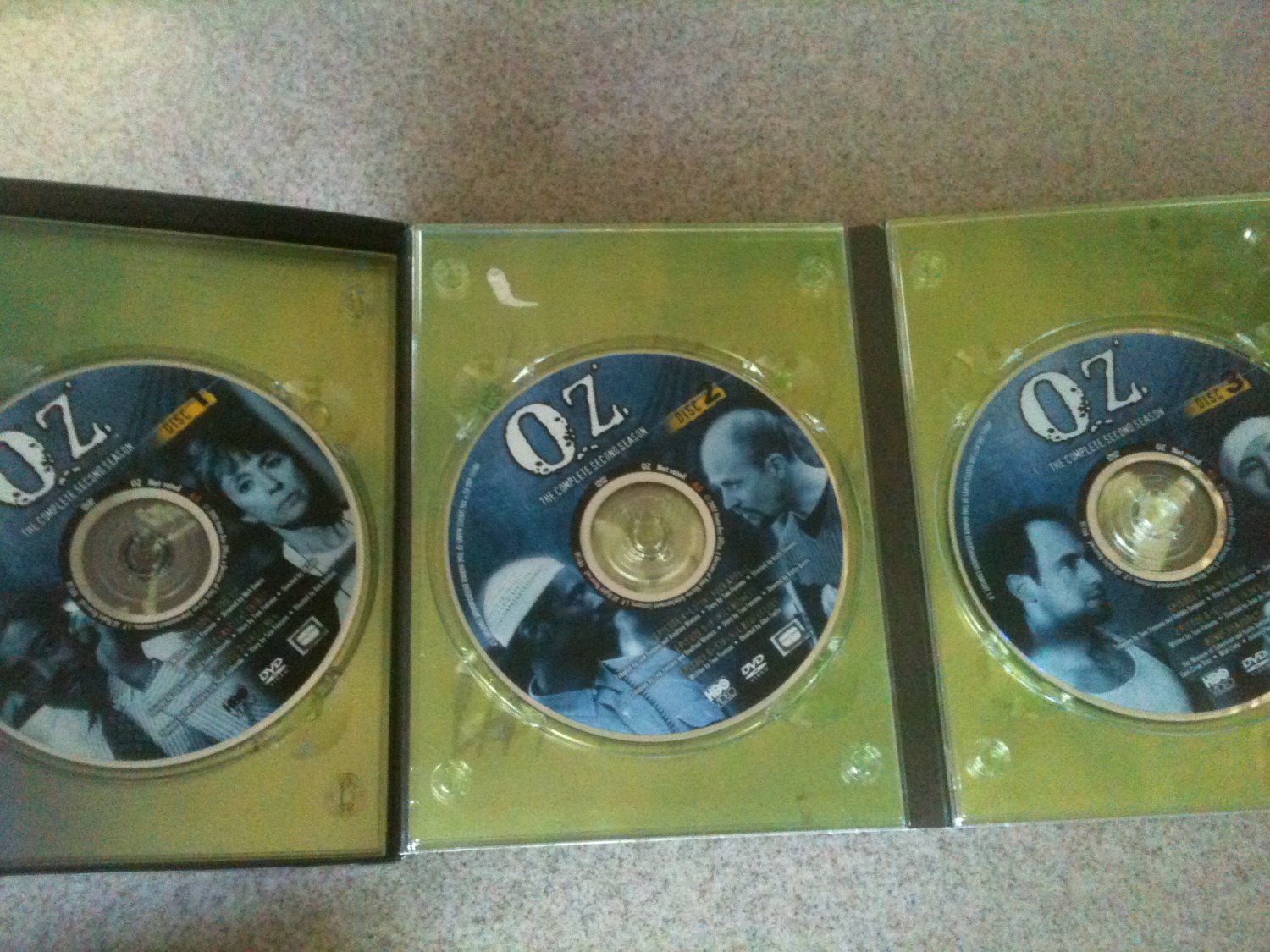 Oz: Season 1, 2 & 3 DVD Lot. VG, First, Second, Third. HBO
