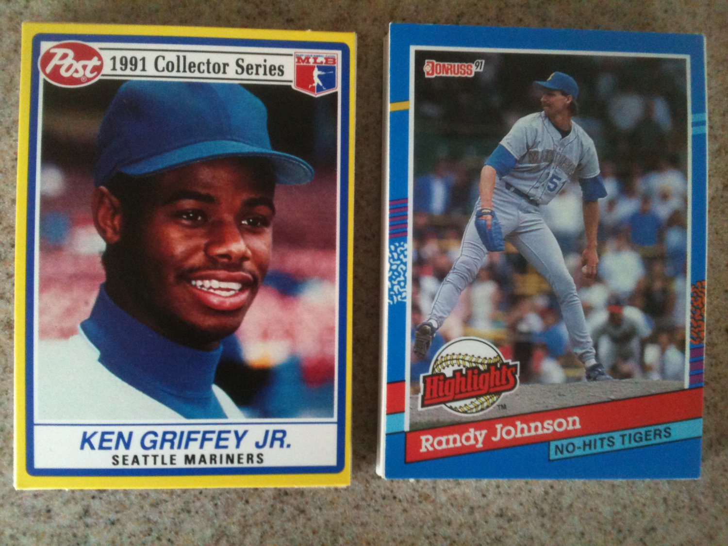 125 Seattle Mariners Card Lot (1987-95) Topps, Donruss, Ken Griffey Jr ...