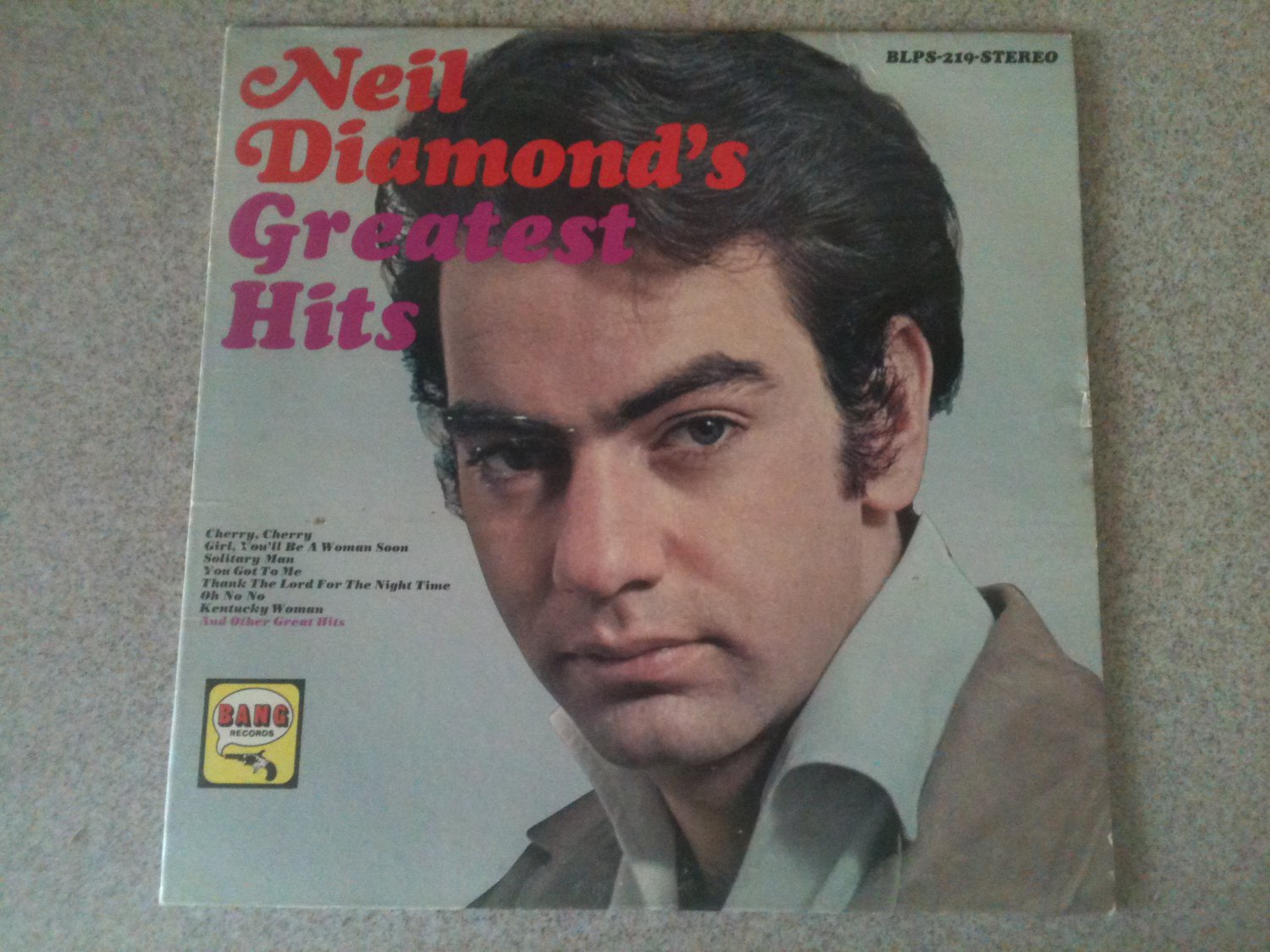 Neil Diamond's Greatest Hits (Vinyl LP, Bang Records) BLPS-219 SRC