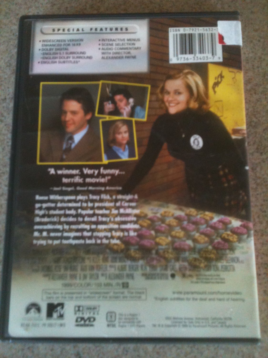 Election (DVD, 1999, Special Edition)