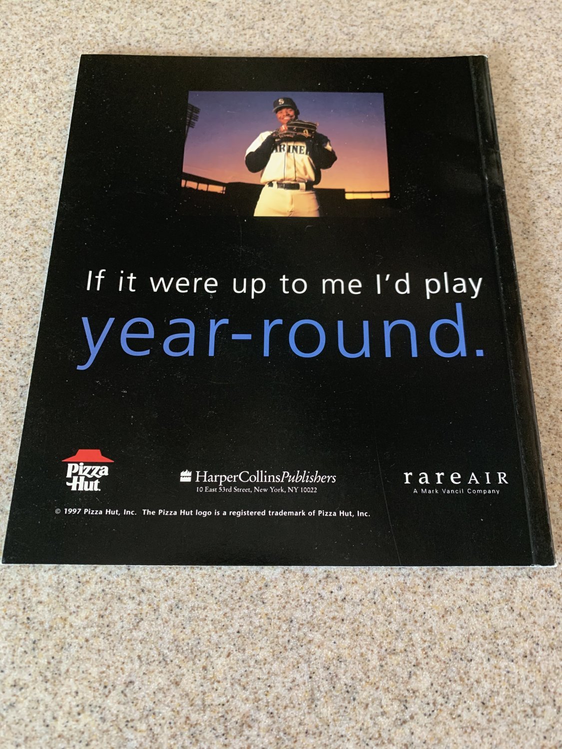 Griffey on Fielding (1997) Pizza Hut, Harper Collins, Ken Griffey Jr ...