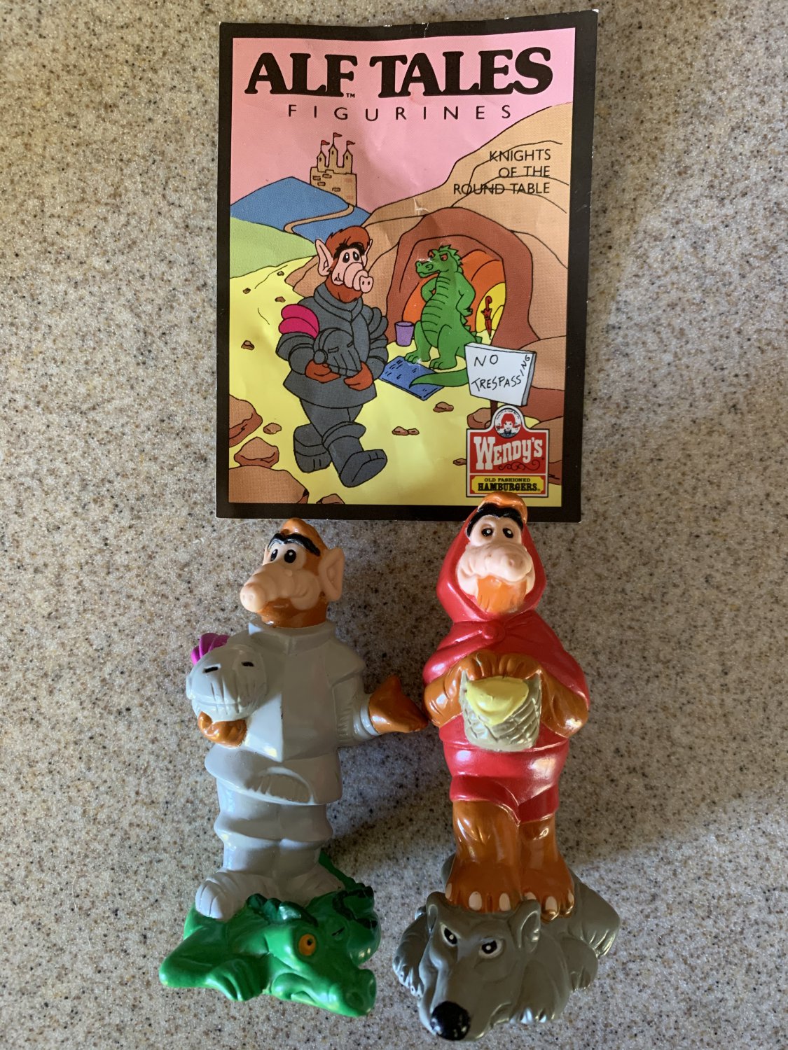 Lot of 2 1990 Alf Tales Wendy's Toys. Vintage, Little Red Riding Hood ...
