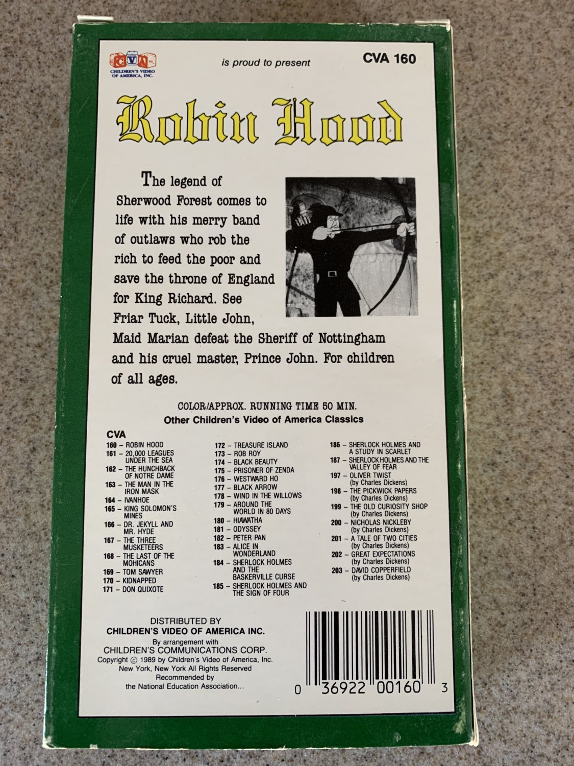 Robin Hood (VHS, 1989) 1985 Burbank Films, The Adventures of, Animated ...