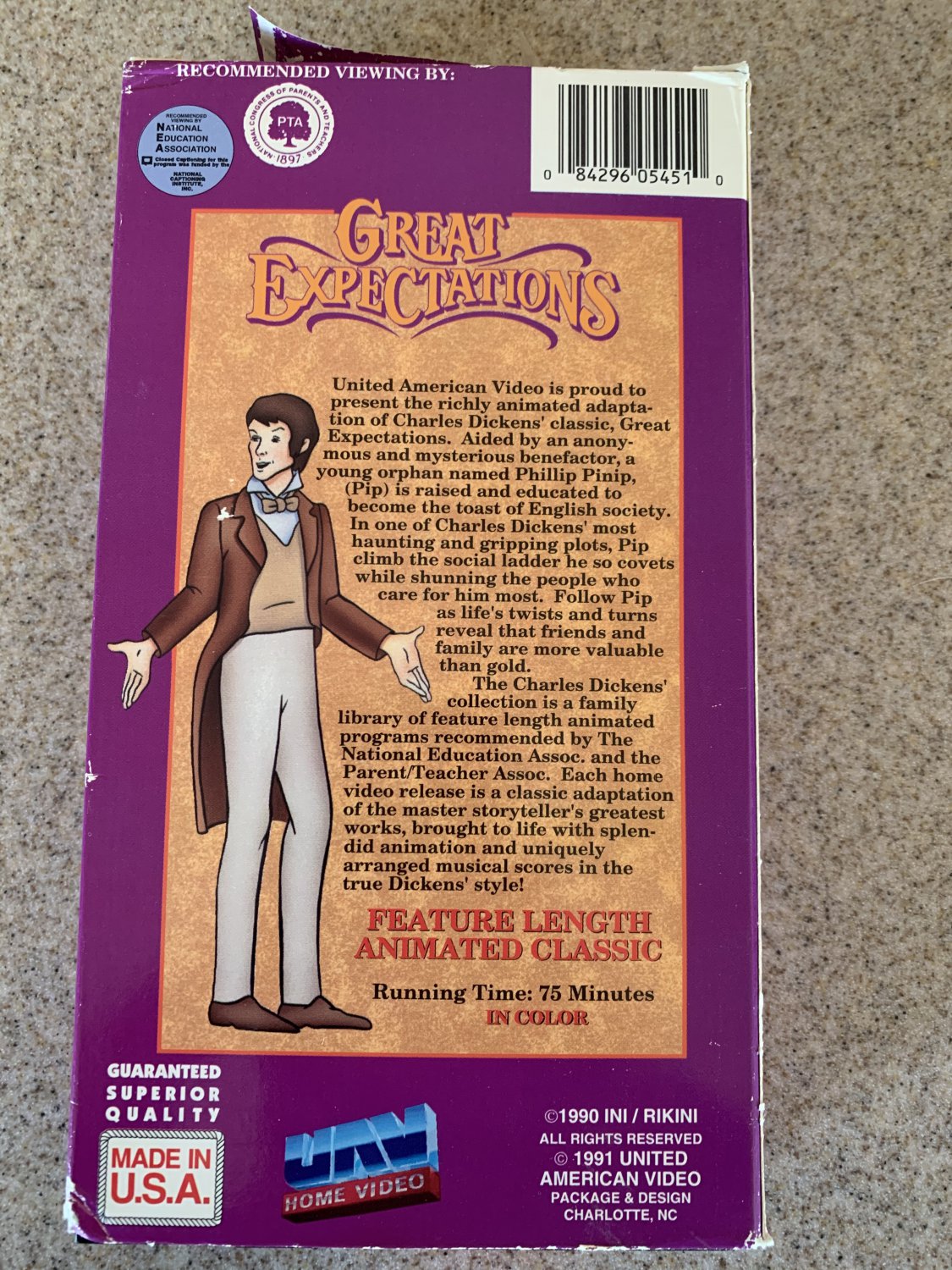 Great Expectations (VHS, 1991) Animated, Burbank Films 1983, Charles ...
