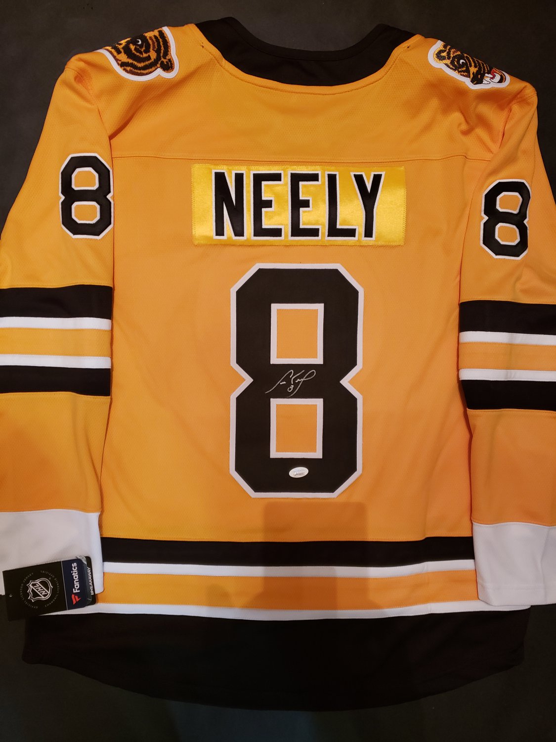 Cam Neely Autographed Boston Bruins Yellow Fanatics Jersey (JSA ...