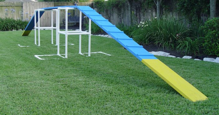 Dog Walk Bases - Adjustable 24" to 48" - Dog Agility Equipment