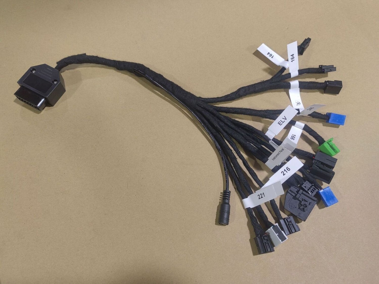 15 in 1 EIS ELV Platform Test Cable for Benz W204 W212 W221 W164 VVDI ...