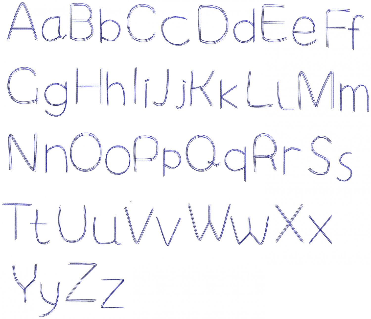 Font scribble stitch embroidery design,Font machine embroidery design ...
