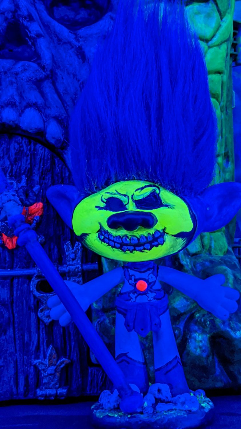 Skeletroll - custom painted Troll / Skeletor of Masters of the Universe ...