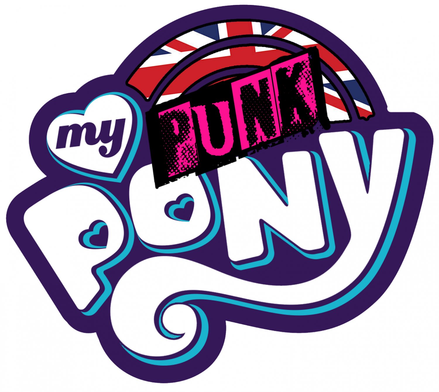My Punk Pony LOGO STICKER 3", Glossy, Die Cut