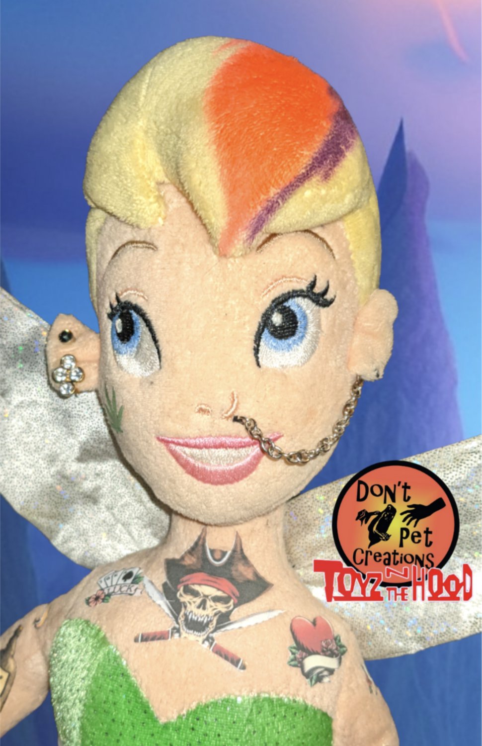 INKERBELL: The 20" Rebel Tinkerbell Plush Toy That Will Add Attitude to ...
