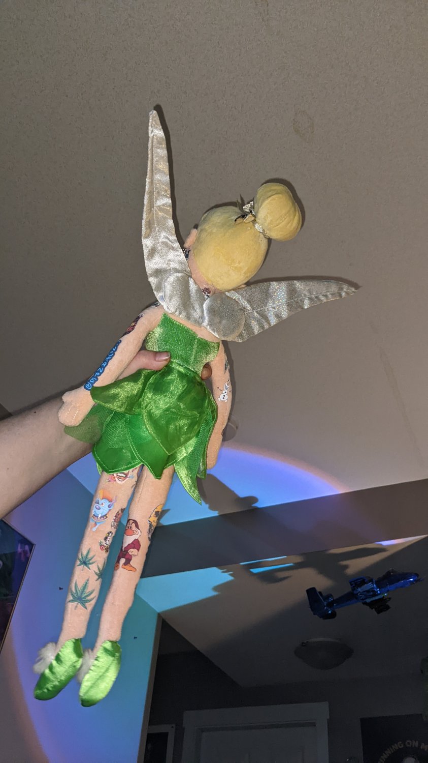 INKERBELL: The 20" Rebel Tinkerbell Plush Toy That Will Add Attitude to ...