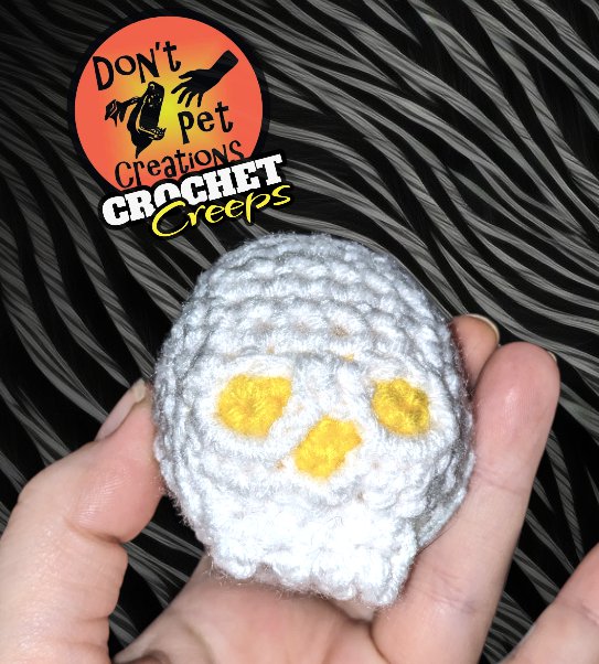 2.5" Sensory Skull, SQUISHY fidget toy with Colorful Eyes • Handmade ...