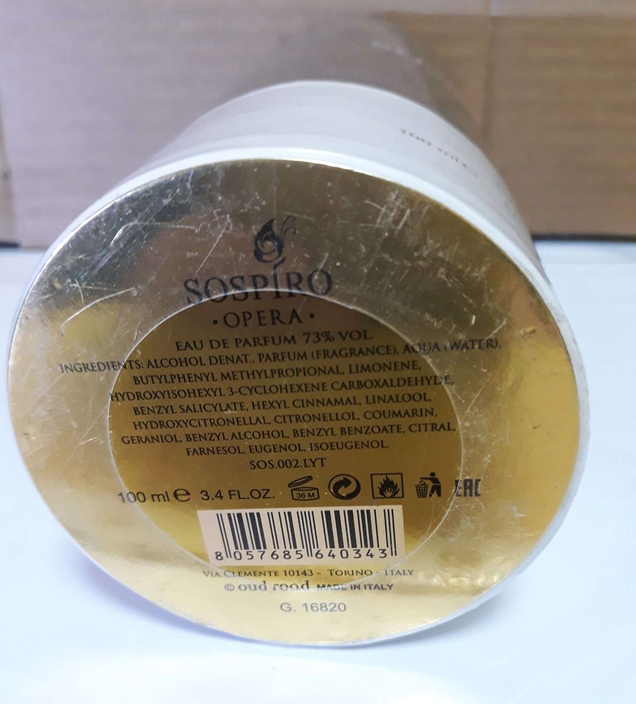 Sospiro Opera EDP 100 ml 3.4oz unisex Brand New