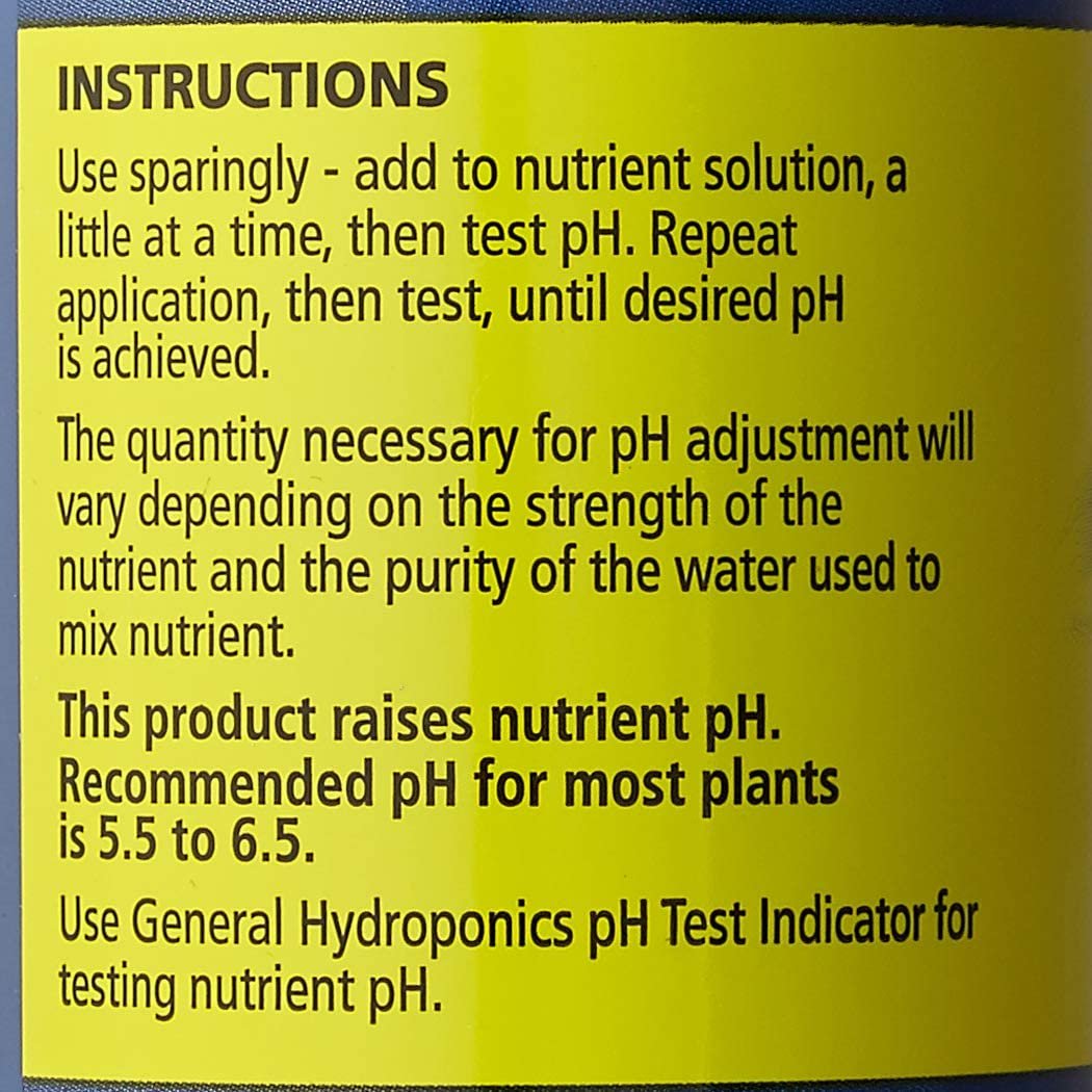 General Hydroponics HGC722080 pH Control Kit for a Balanced Nutrient ...