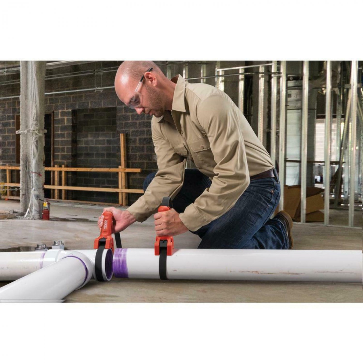 Strap Lock Pipe Handle Maximum Leverage Tight Quarters Easily Align ...