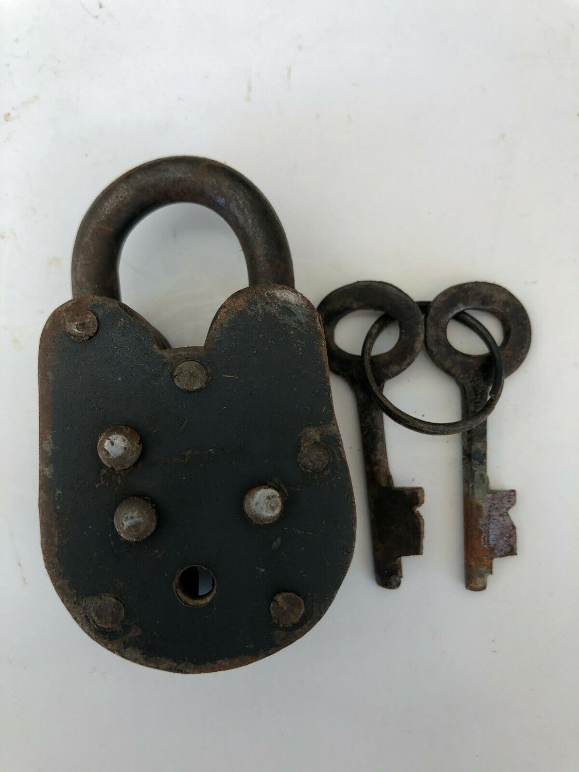 Tombstone Arizona Territorial Working Cast Iron Lock with 2 Keys ...