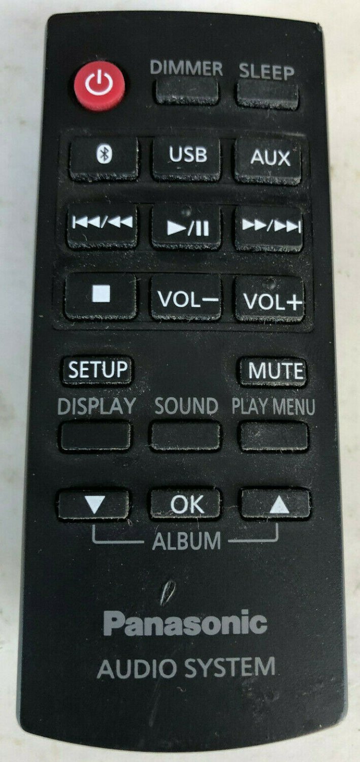 panasonic audio system Remotecontrol