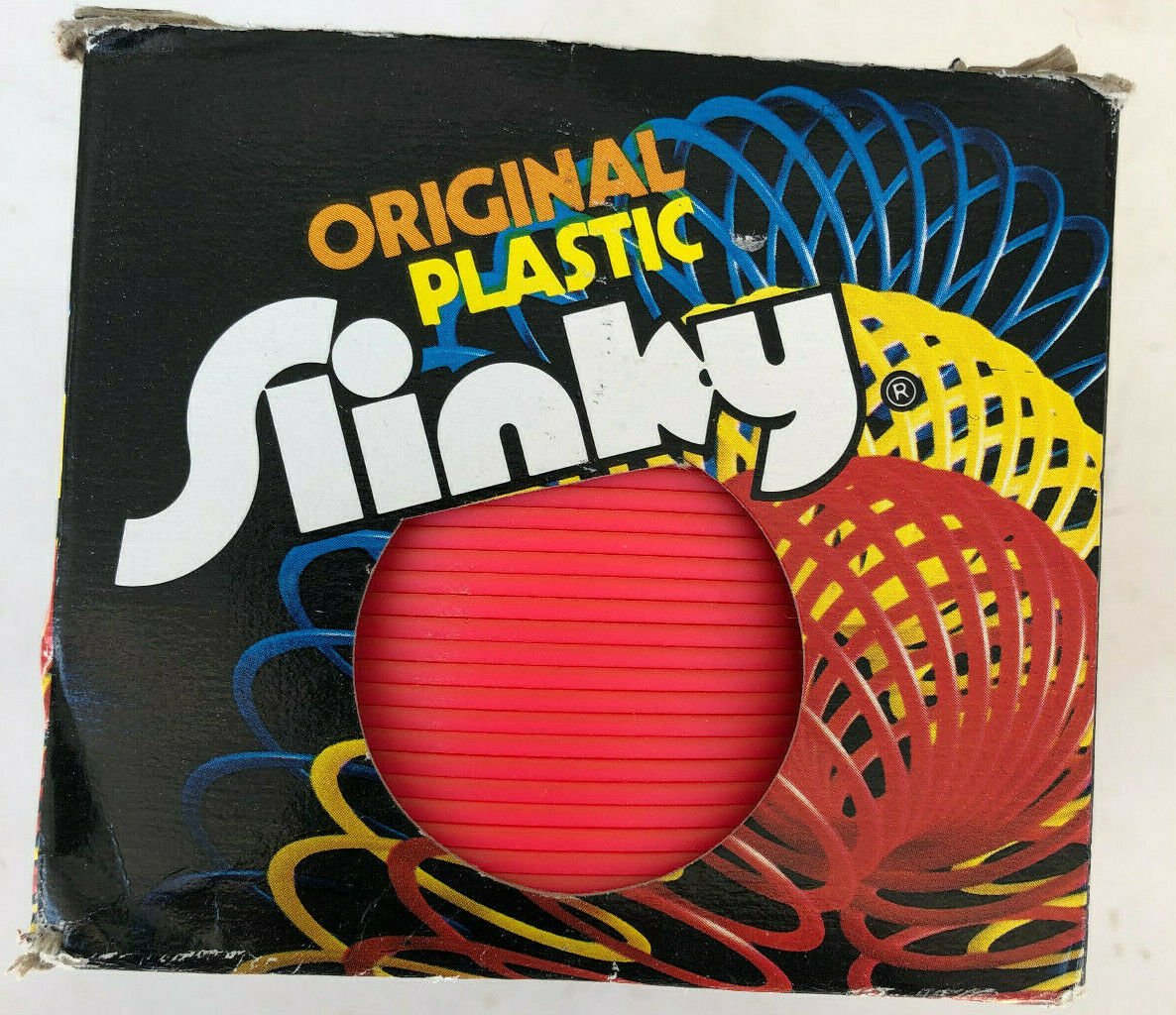 Vintage Original Plastic Slinky Made In USA Pink New In Box