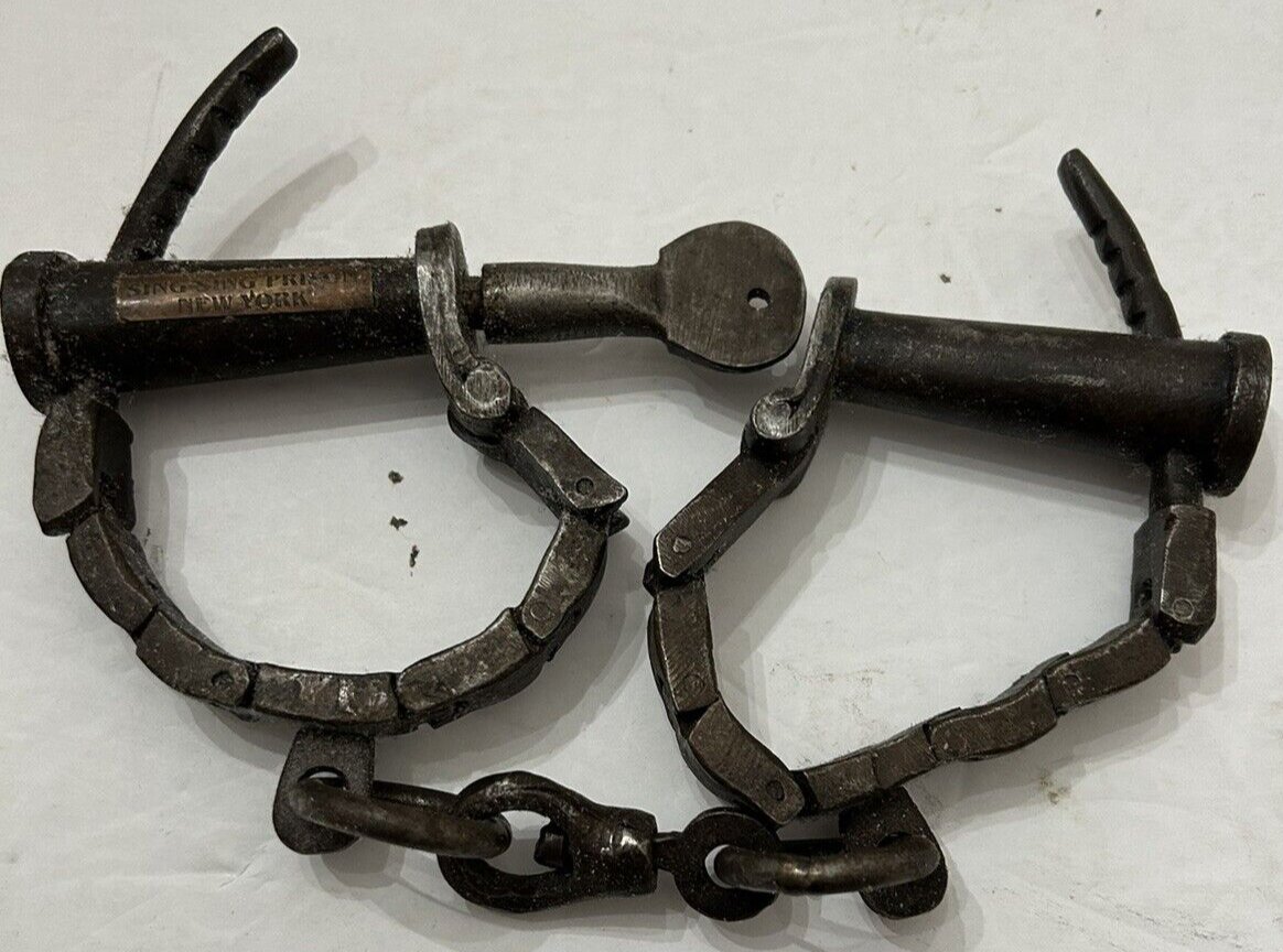 Sing Sing Prison Hinged Handcuffs