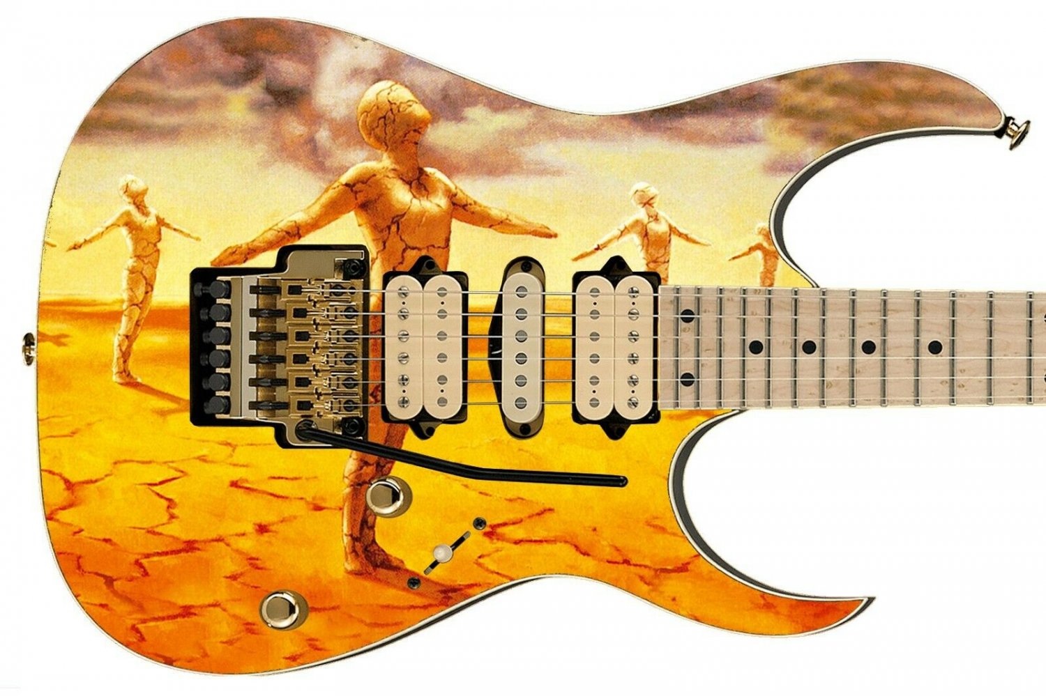 Guitar Skin Axe Wrap Re-skin Testament Practice What You Preach Album ...