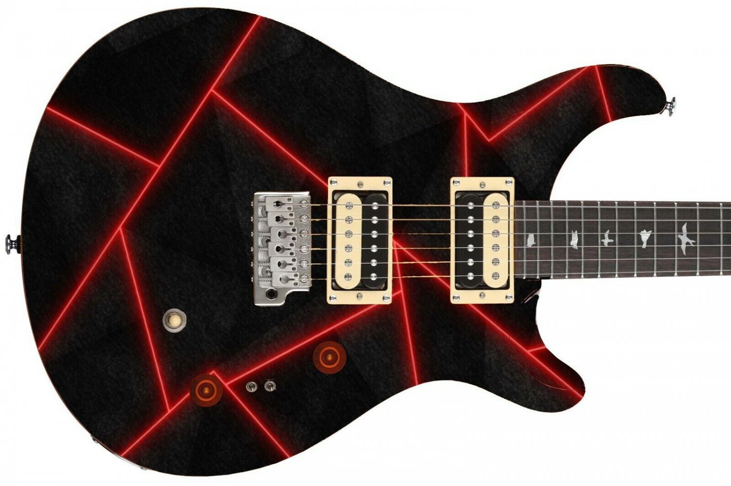 Guitar Wrap Axe Skin Decal Re-skin Lazer Carpet Ride 1010