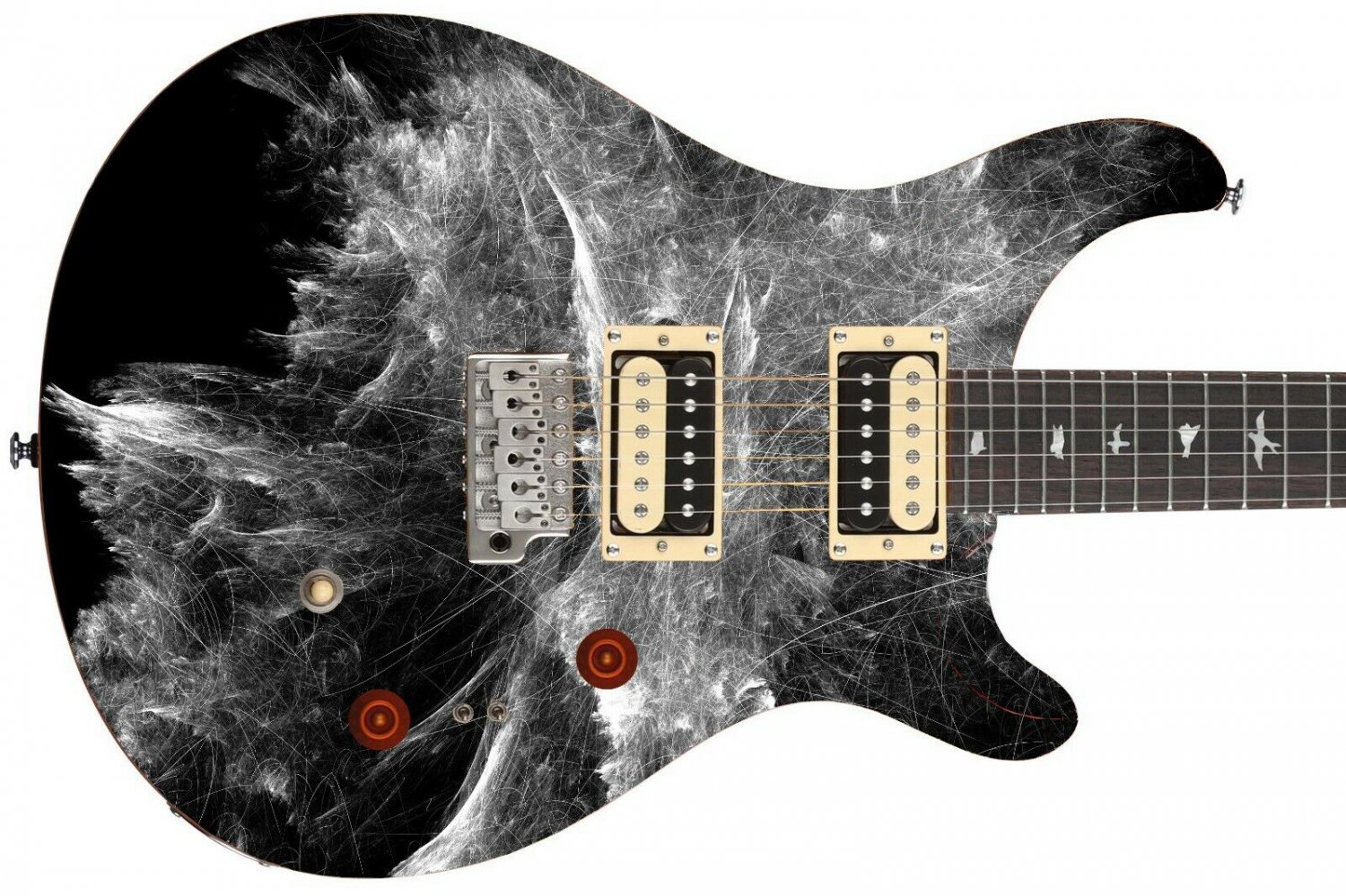 Guitar Wrap Axe Skin Decal Re-skin High Death 2A Galaxie 1004