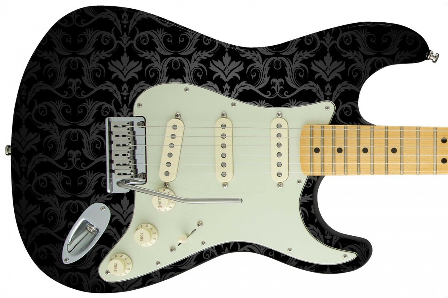 Guitar Skin Axe Wrap Re-skin Vinyl Pyrrhic Victoria's Dark Secret 892