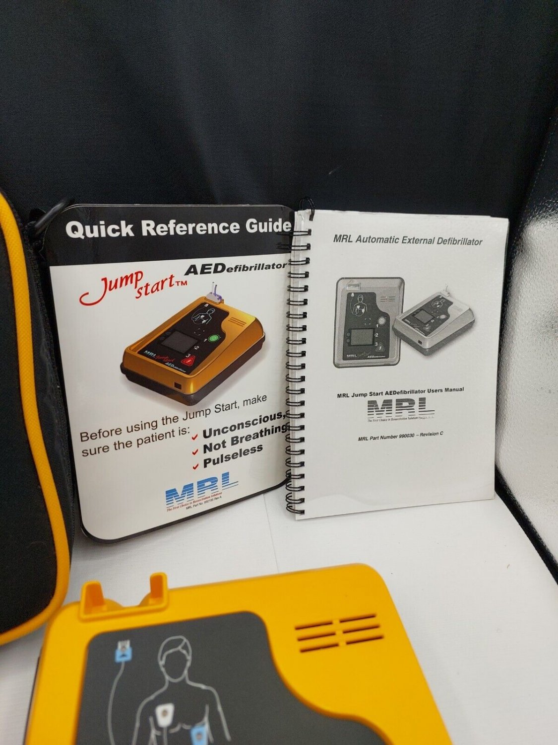 Welch Allyn AED10 Defibrillator AED 1970300 w/Soft Case & Manual PARTS ...