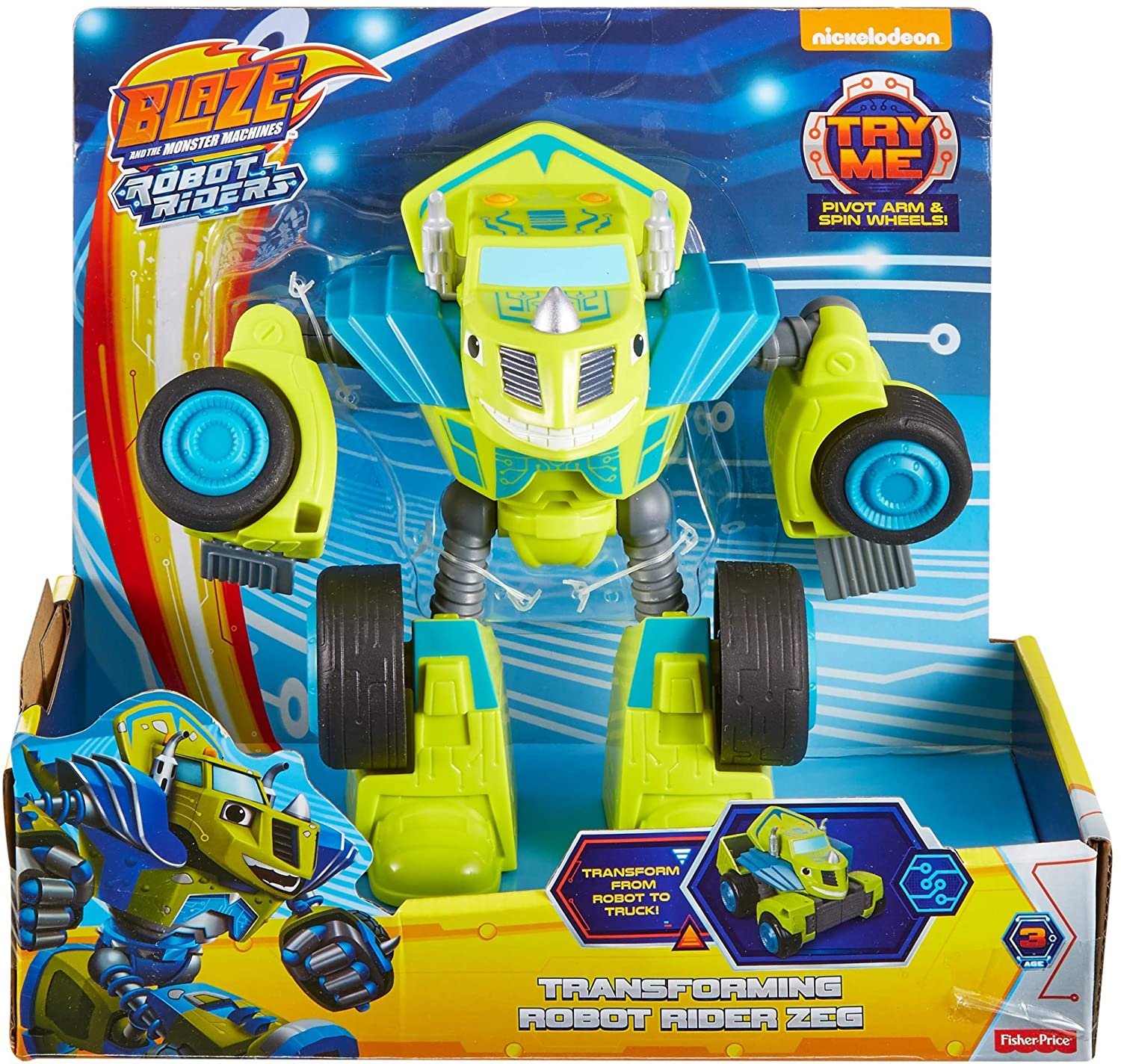 Fisher-Price Nickelodeon Blaze & the Monster Machines, Transforming ...