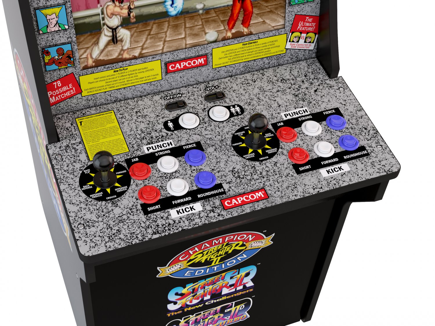 Street Fighter 2 Arcade Machine, 4ft