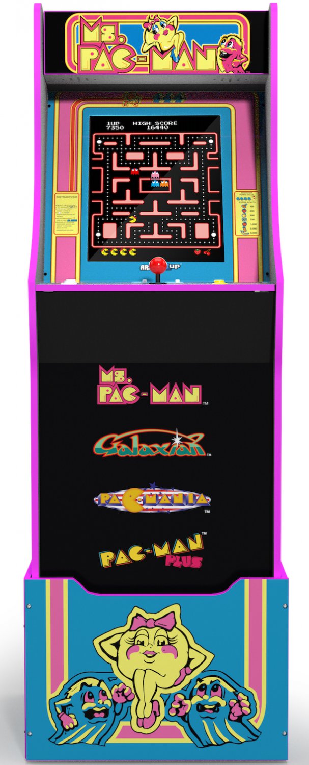 Ms Pacman Arcade Machine with Riser
