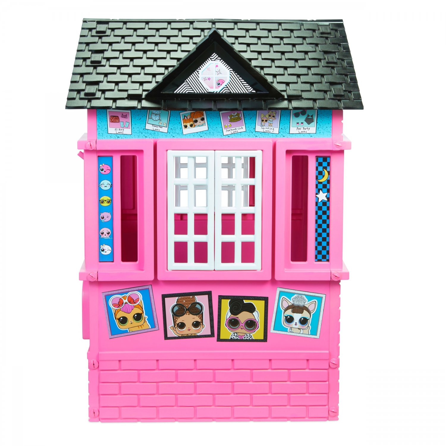 L.O.L. Surprise! Indoor and Outdoor Cottage Playhouse with Glitter