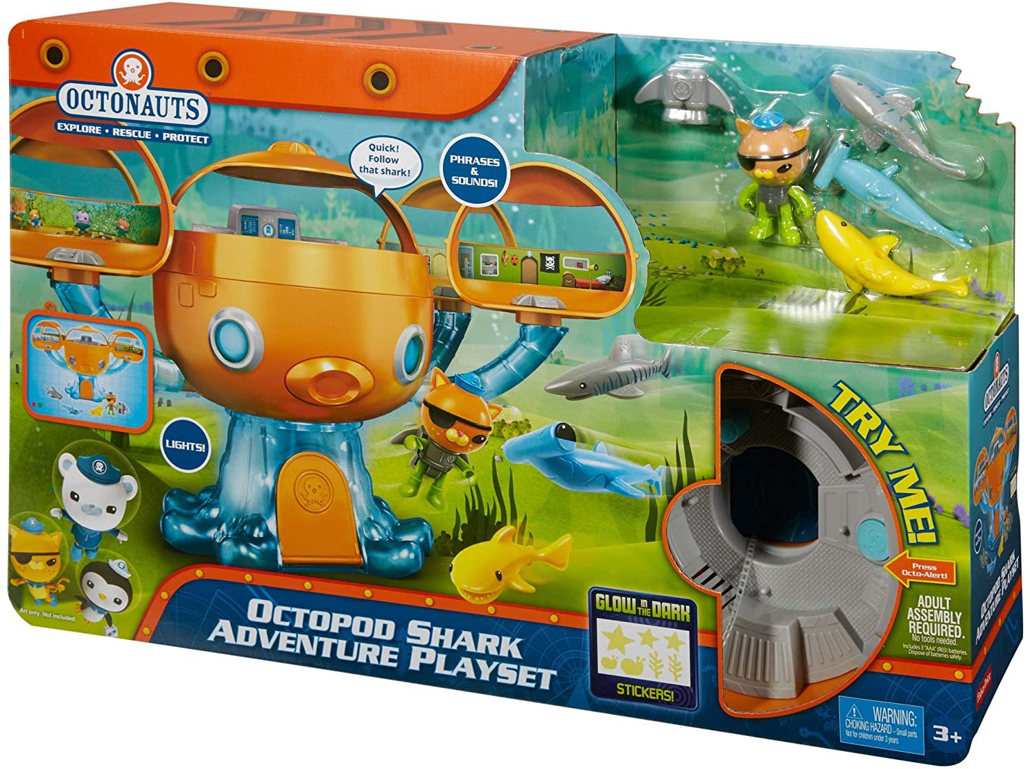 Fisher-Price Octonauts Octopod Shark Adventure Playset