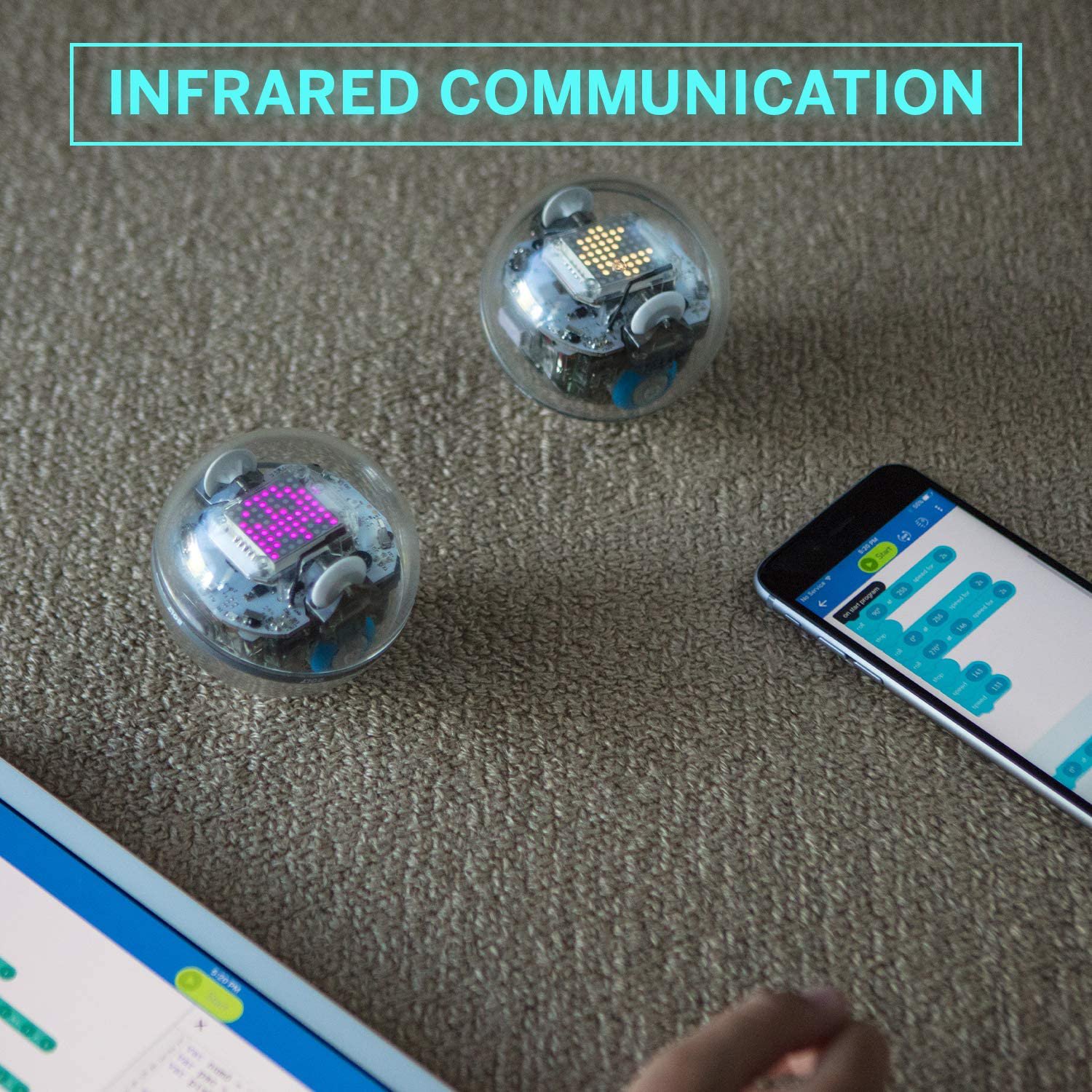 Sphero BOLT: App-Enabled Robot Ball with Programmable Sensors + LED Matrix