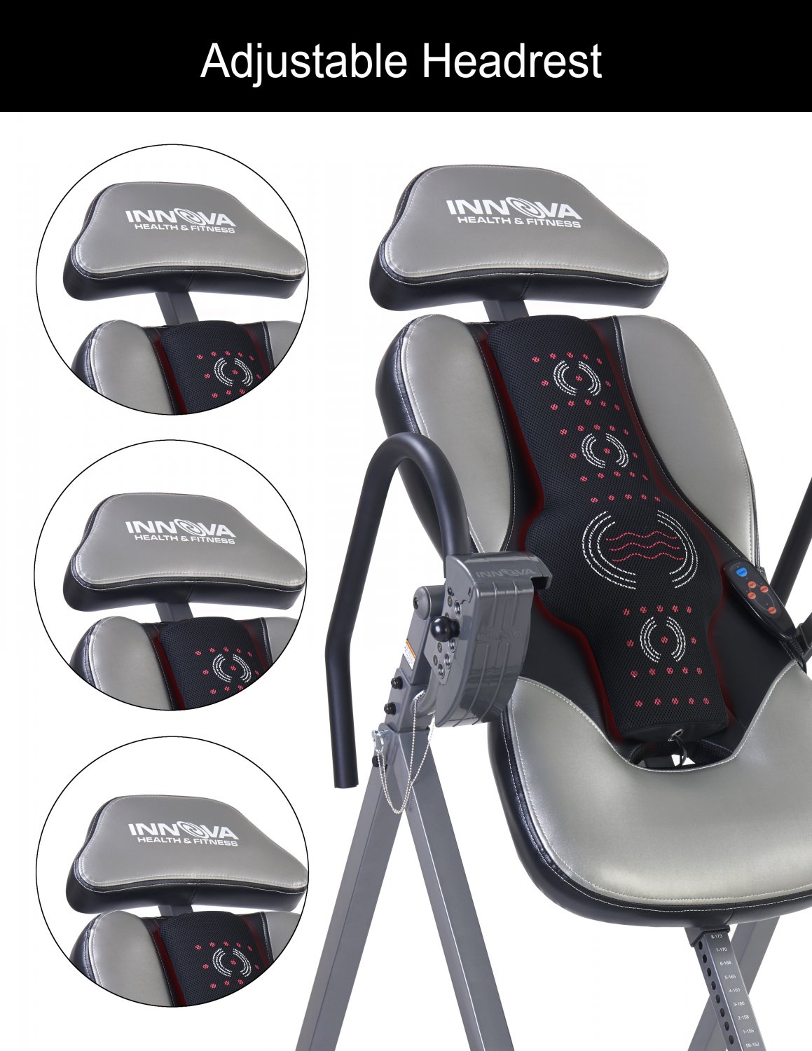 Innova ITM5950 Inversion Table with Advanced Heat and Massage Therapy