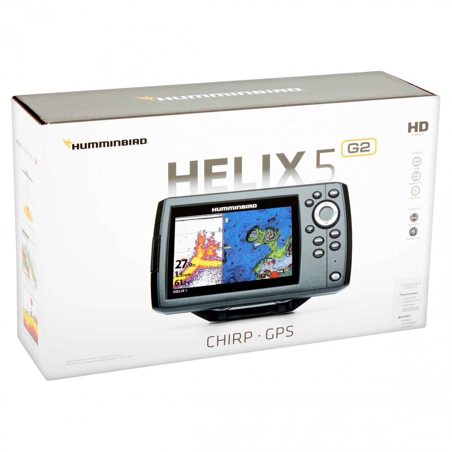 Humminbird Helix 5" G2 Chirp Fishfinder with GPS 410210-1