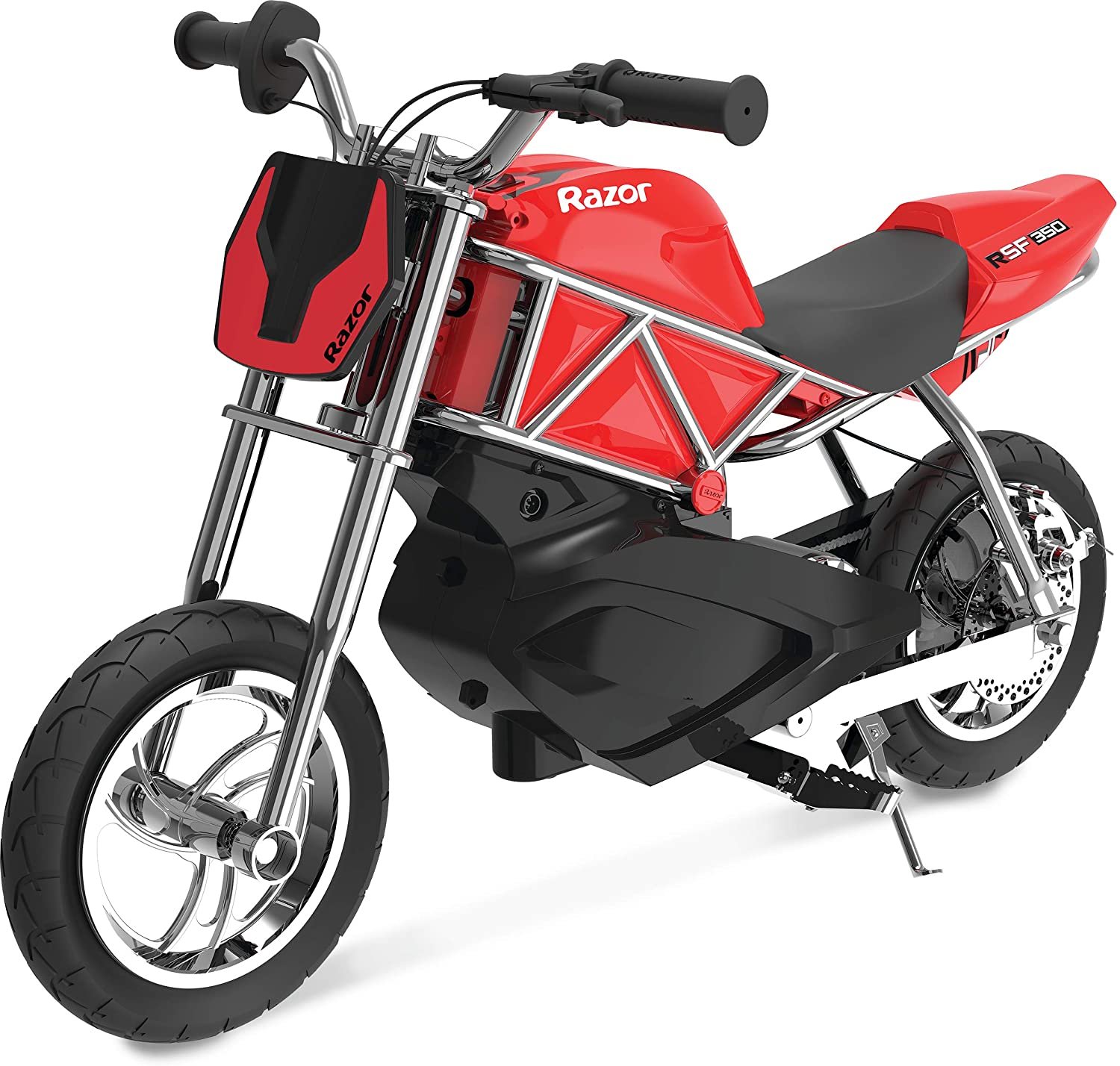 Razor RF350 Mini Electric Motor Bike Up to 14 mph, 12" Pneumatic Tires ...