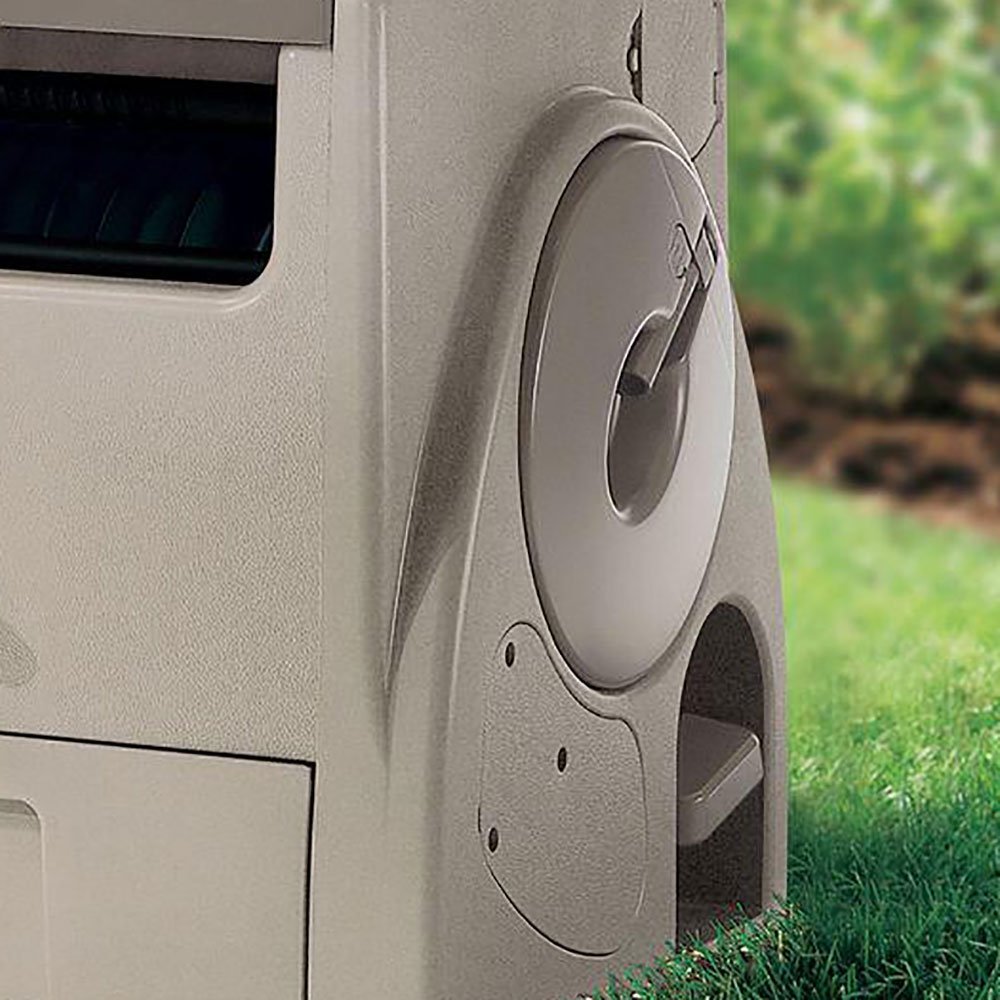 Suncast 100 ft. Powerwind Auto Power Rewind Hose Reel