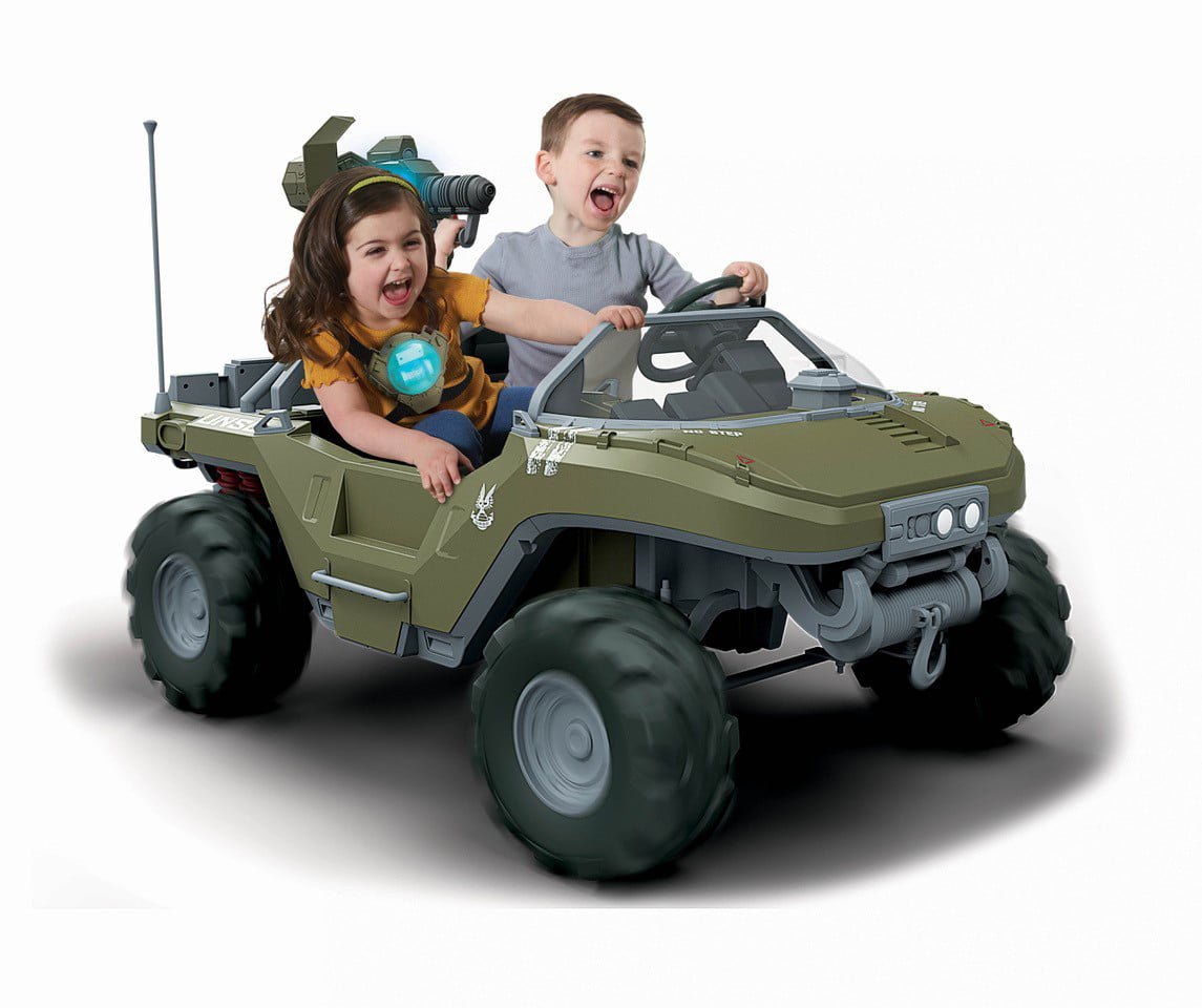 24 Volt Microsoft Halo Warthog Ride On with Laser Tag Blaster and Vest ... 24 Volt Microsoft Halo Warthog Ride On with Laser Tag Blaster and Vest ...