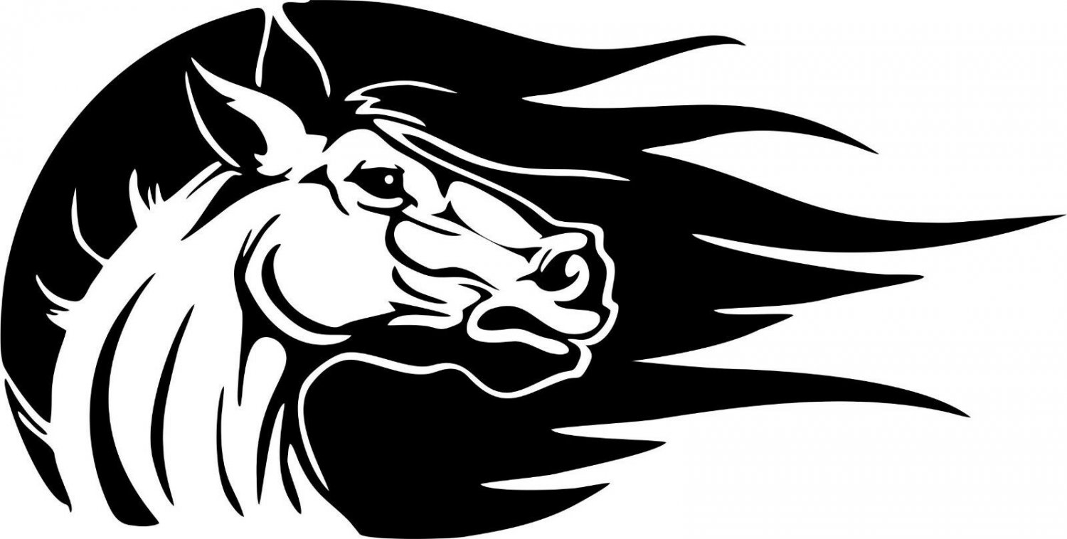 Horse Western Rodeo Cowgirl Cowboy Car Truck Window Laptop Vinyl Decal ...