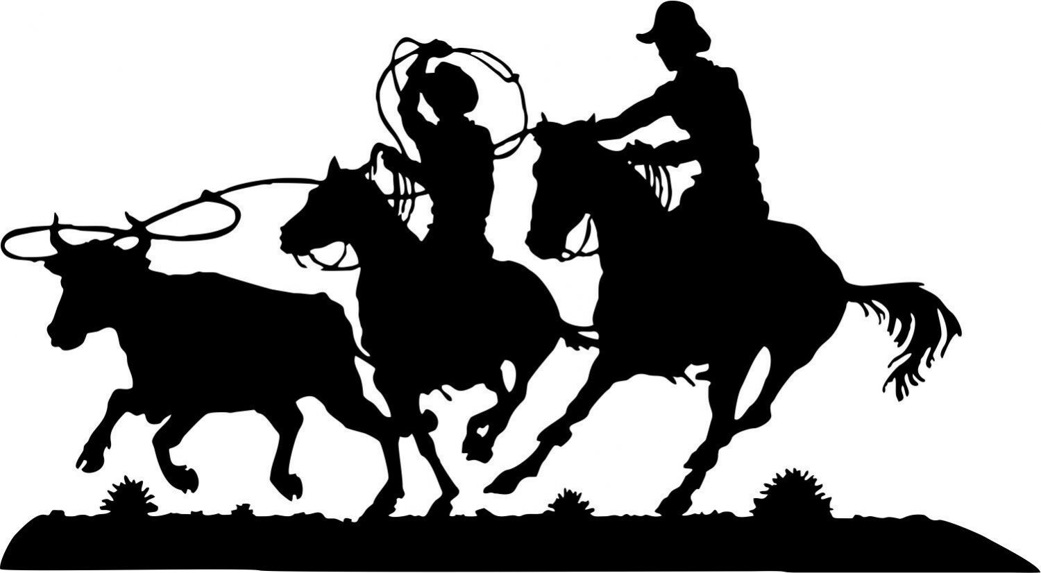 Team Calf Roping Rodeo Cowboy Car Truck Window Laptop Vinyl Decal Sticker