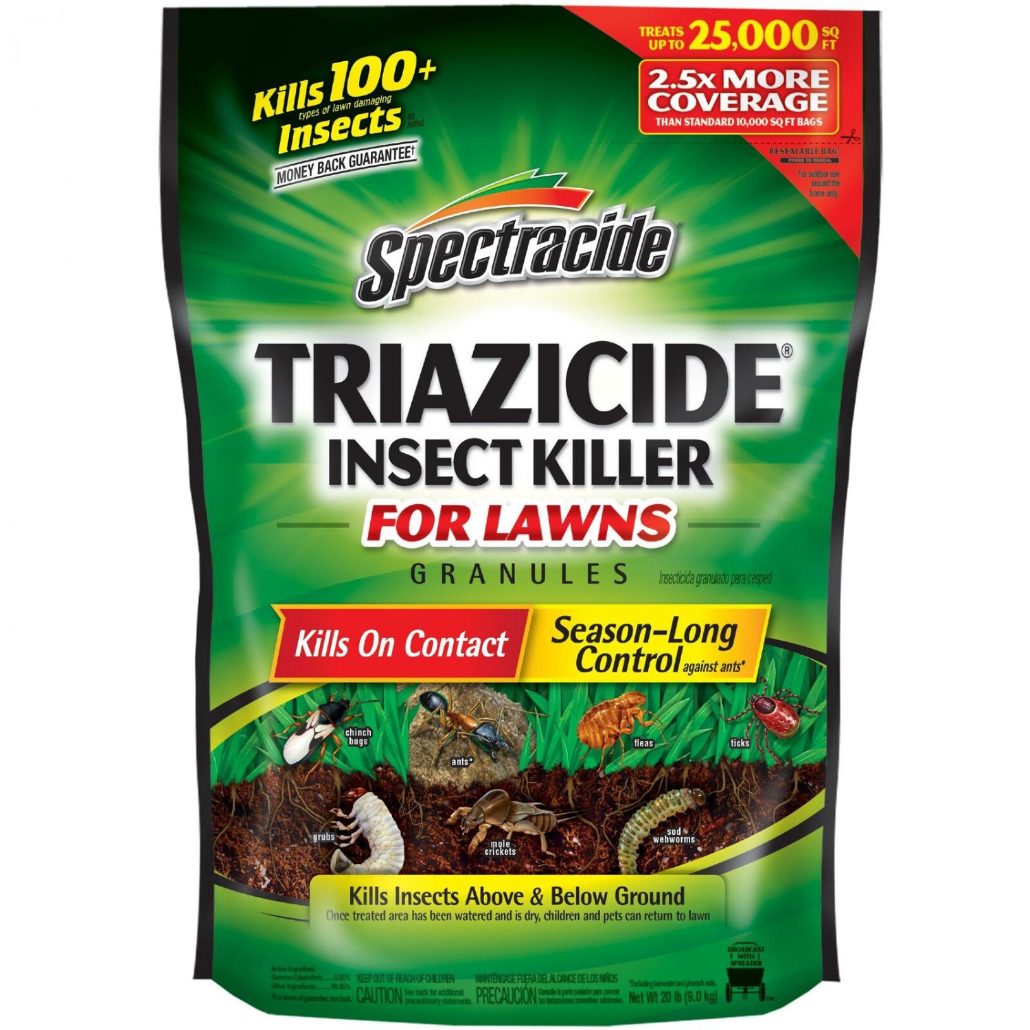 Triazicide Insect Killer For Lawns Granules 20 lbs lawn and garden products