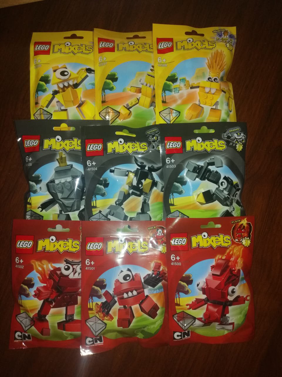 Lego Mixels Series 1 Complete Set 41500-41508