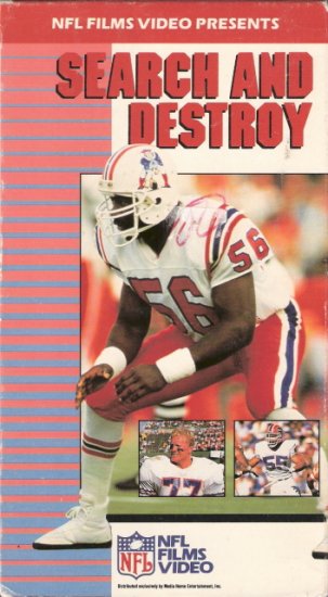 Search and Destroy NFL Films VHS