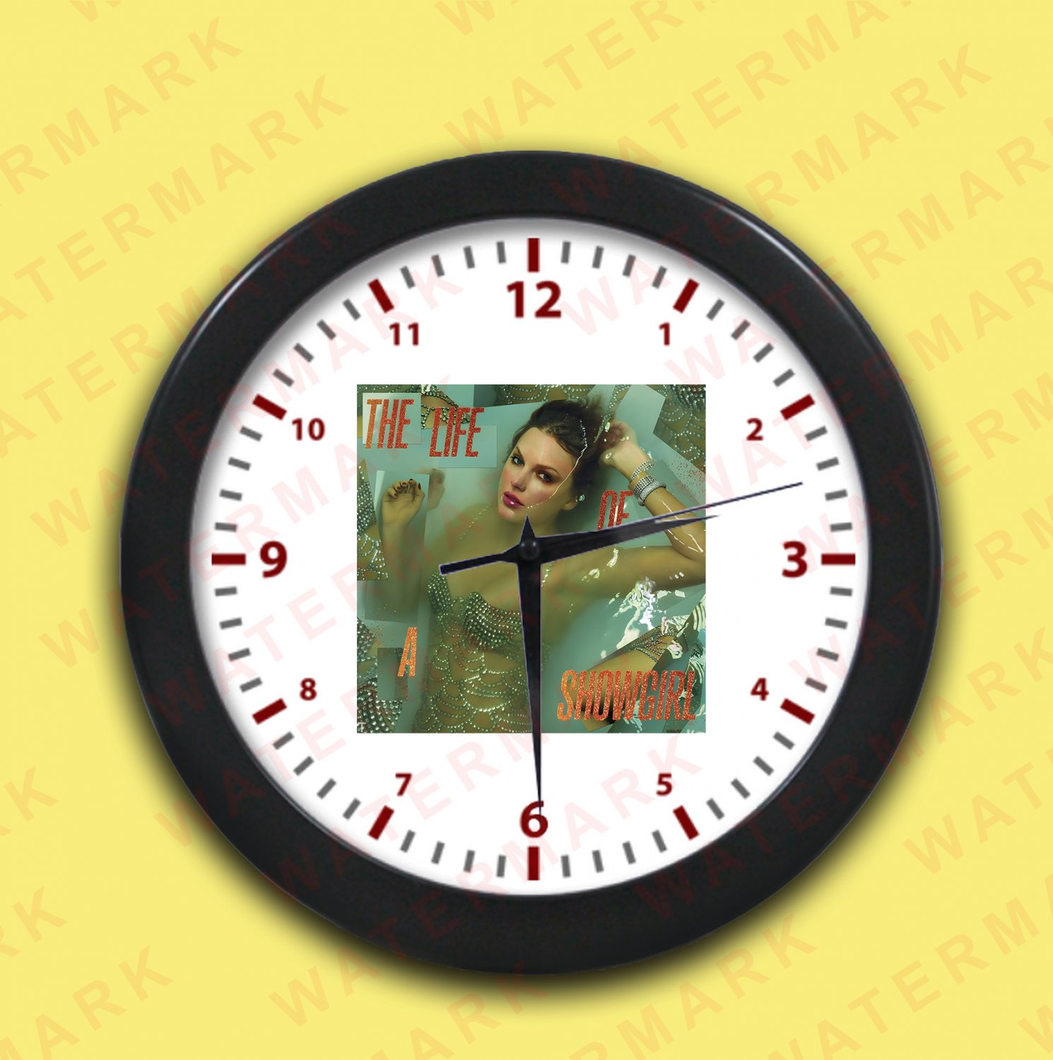 TAYLOR SWIFT - THE LIFE OF A SHOWGIRL Wall Clocks