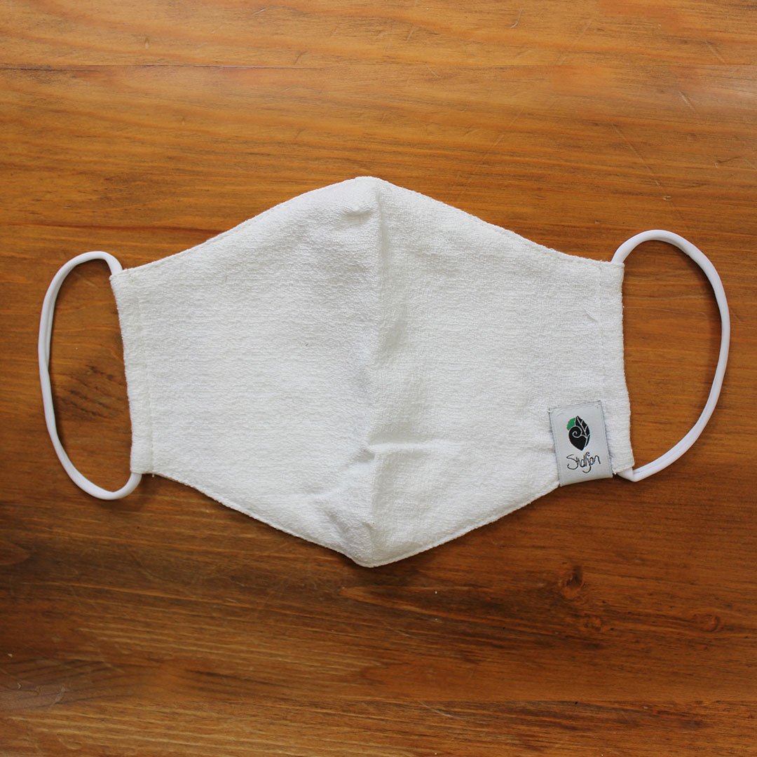 Bamboo Face Mask With Filter Pocket, 3-Layer, Grey, Olive, White ...