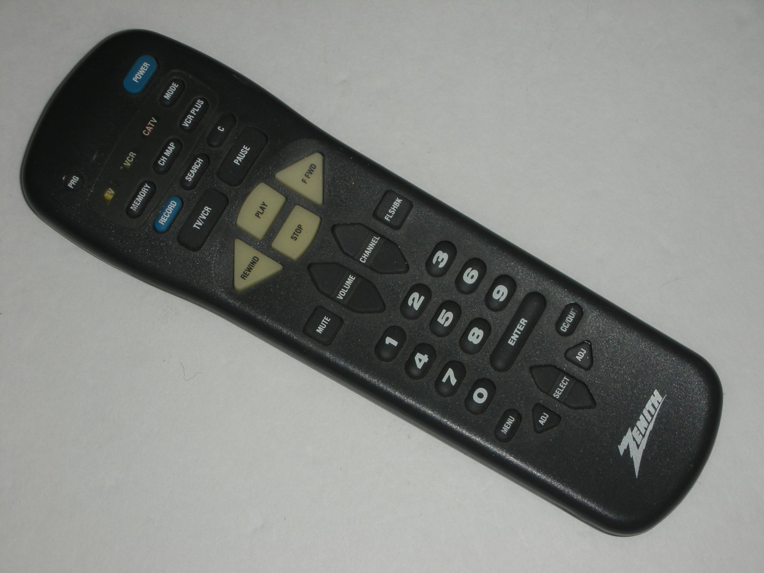 Zenith MBR3370-04 VCR VHS + TV CATV Programmable Remote Controller ...