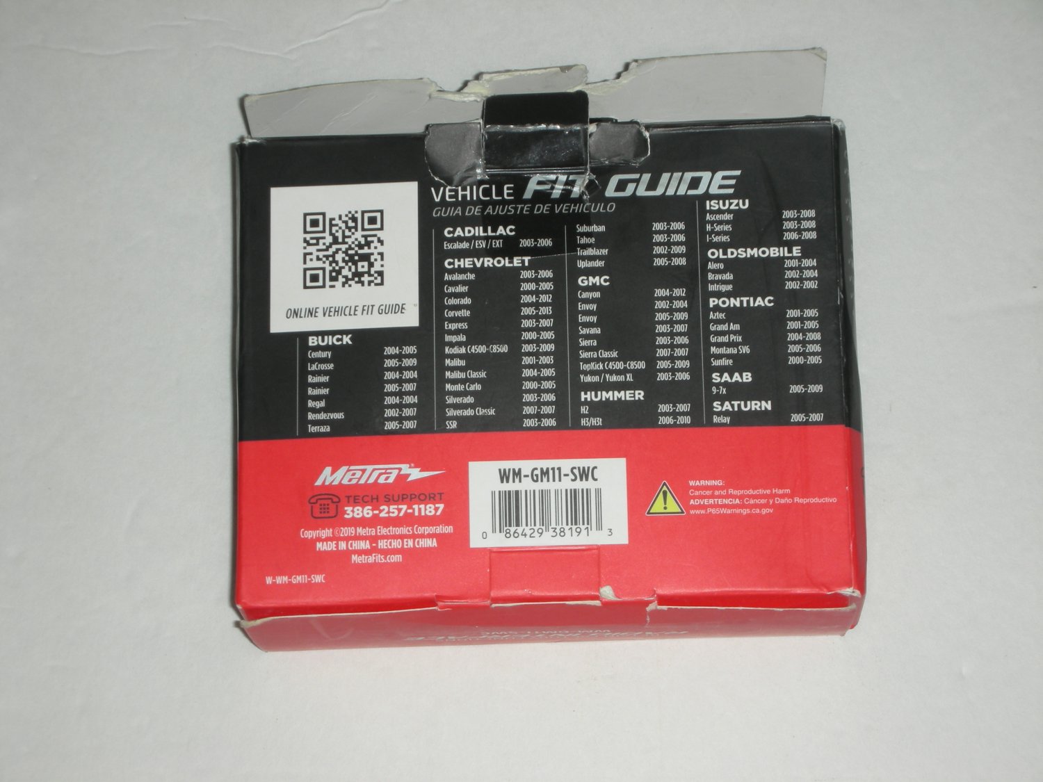 Metra WM-GM11-SWC Radio Interface (retains factory functions) General ...