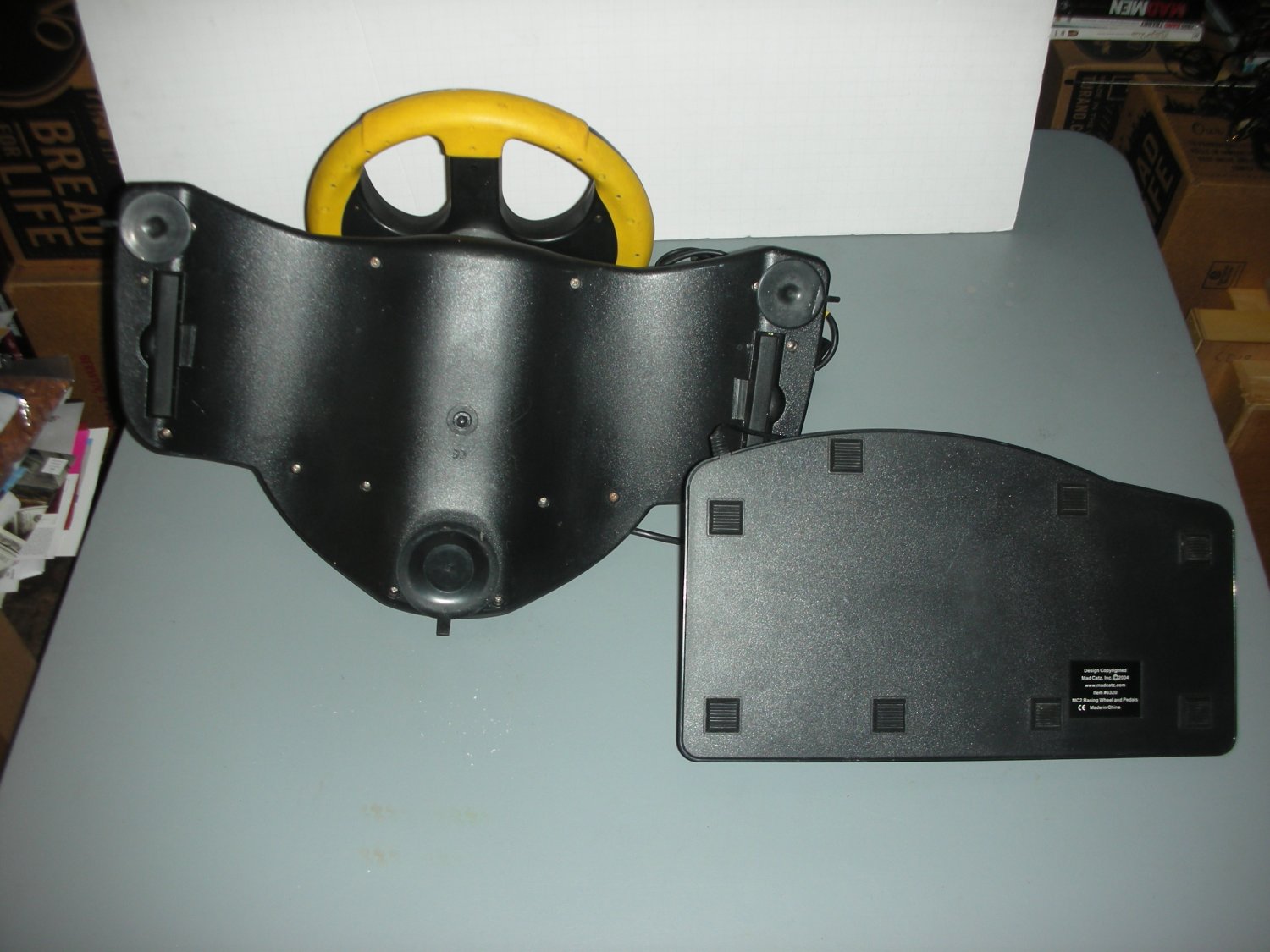 Mad Catz MC2 Universal Racing Steering Wheel & Pedals Controller ...